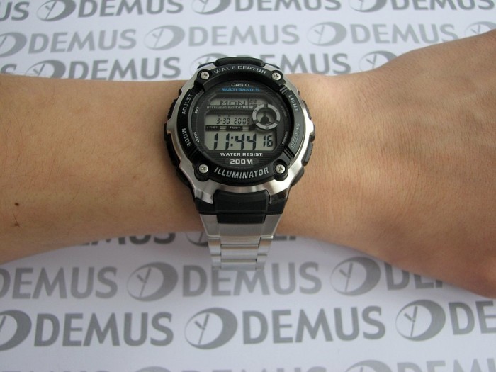 Casio WV-200E-1AVEF | Montre Acier, Casio, Homme, Noir, Quartz, Ronde